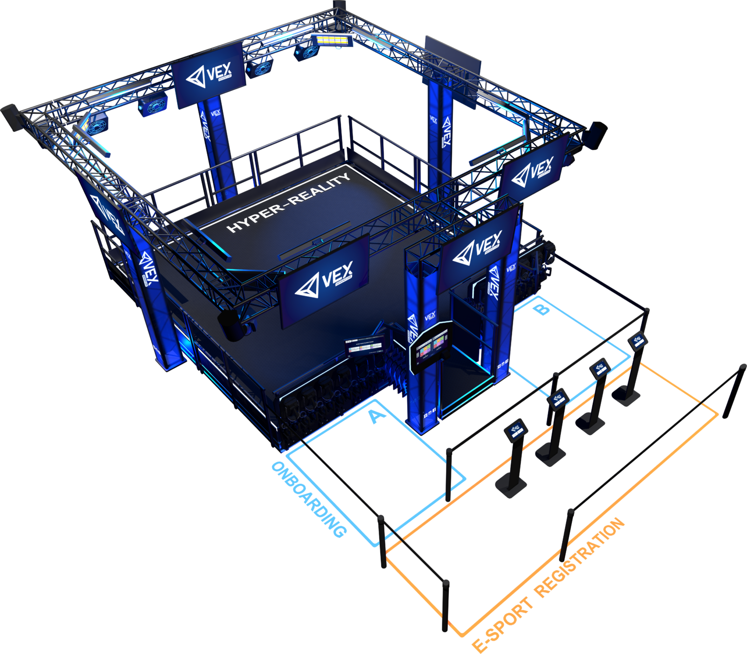 VEX Adventure | 4D freeroaming virtual reality